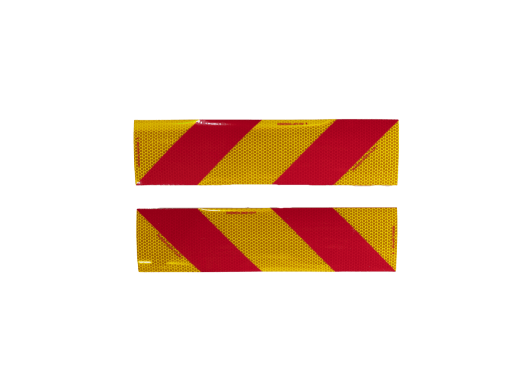 Durable Candy Stripe Rear Marker Stickers - Easy Application