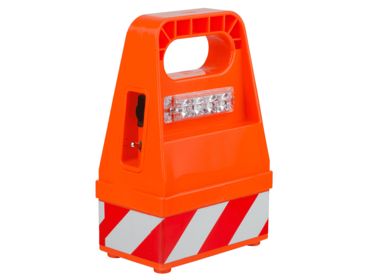 Reliable Single Sided Road Marker for Construction and Emergencies