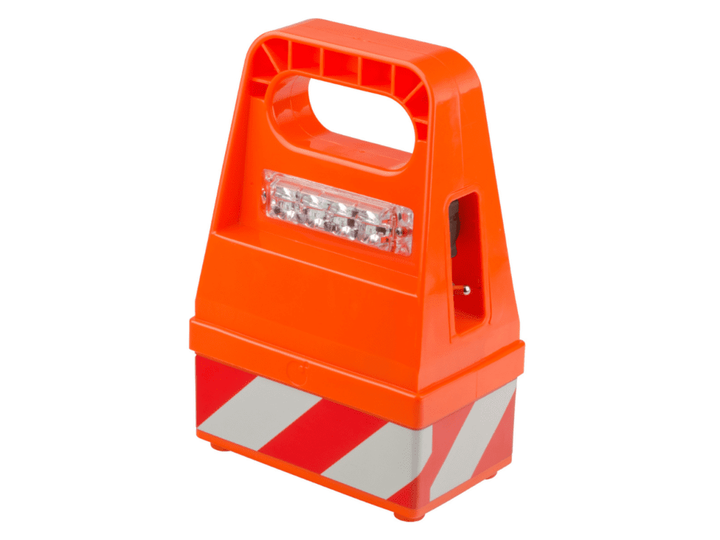 Reliable Single Sided Road Marker for Construction and Emergencies