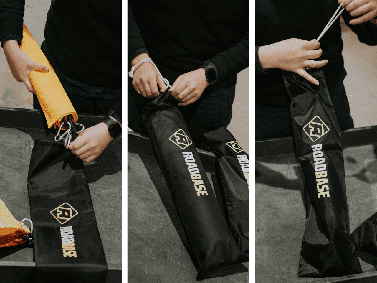 Oversize Load Safety Flags in Bag